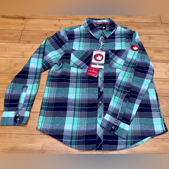 Canada Weather | Tops | Canada Weather Gear Womens Size Large Green ...